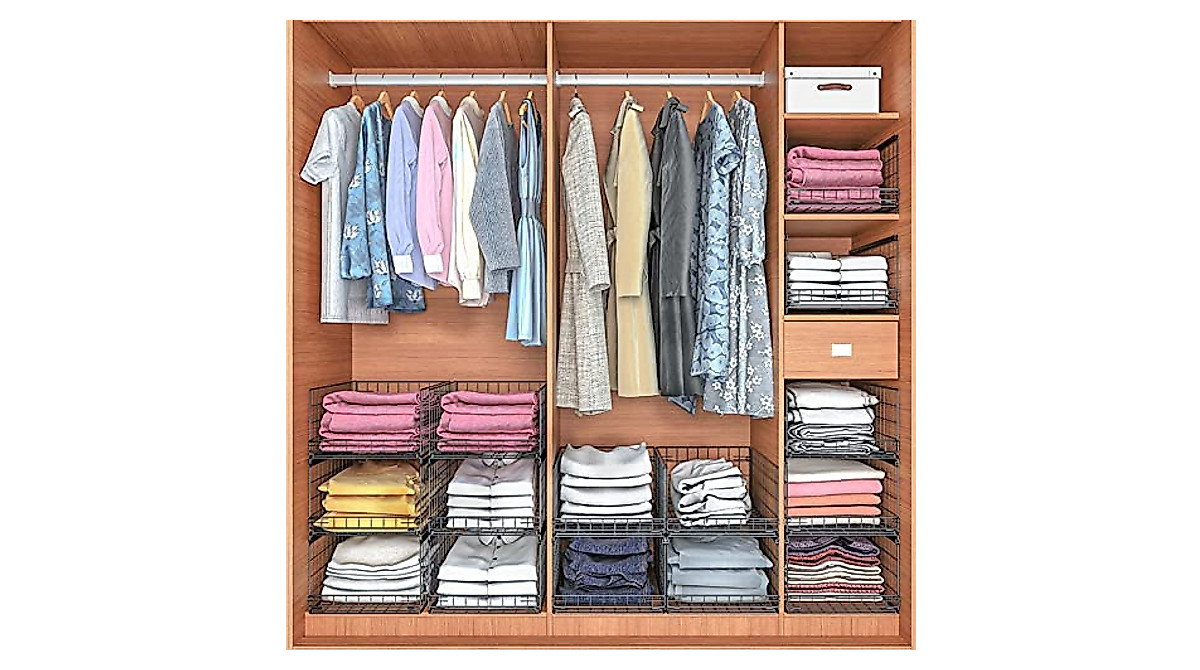 3-Tier Sliding Closet Organizers for Neat Storage
