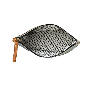 Mona B. Never Stop Wandering Fold-Over Upcycled Canvas Crossbody Bag with Vegan Leather Trim M-5446