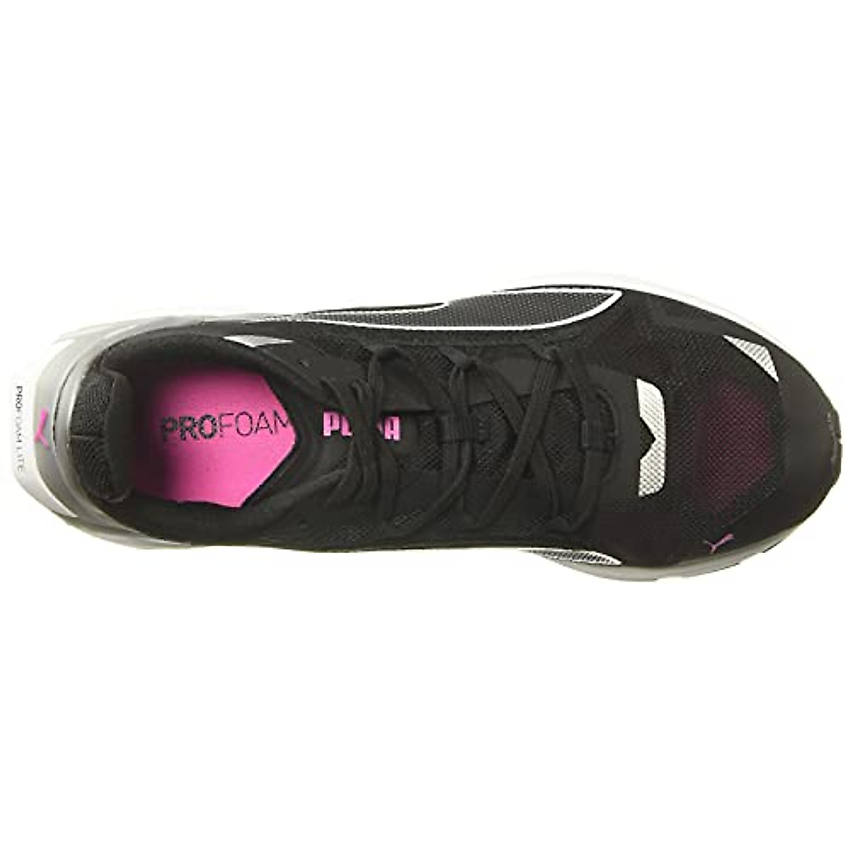 PUMA womens Ultraride Cross Trainer, Puma Black-metallic Silver, 8 US