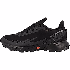 Salomon Men's Alphacross 4 GTX Trail Running Shoe, Black, 13