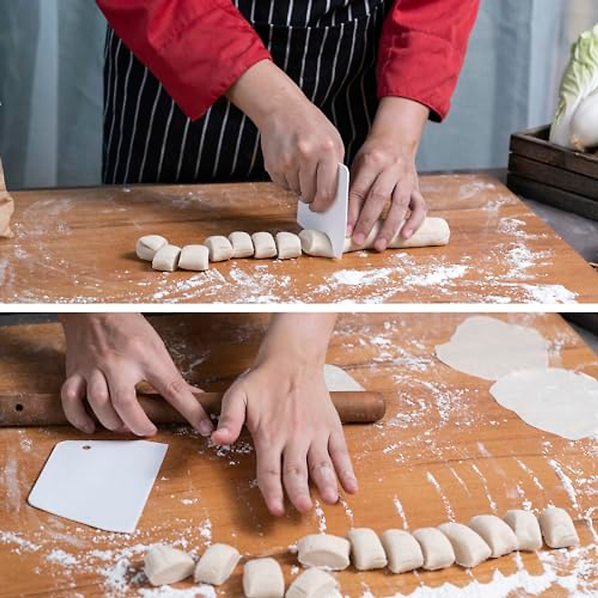 esidianzi Sourdough Starter Jar Kit 650ml Sourdough Starter Container Glass Sourdough Fermentation Jar Wide Mouth with Cloth Cover Spatula Scraper Thermometer Strip Elastic Band Rubber Band for Home