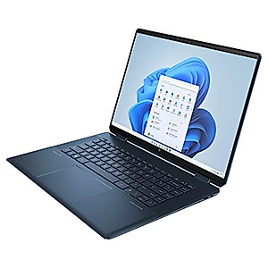 HP Spectre 2-in-1 Business Laptop, 16" 3K+ (3072x1920), 12th Gen Intel 14-Core i7-12700H Evo, 16GB RAM, 1TB PCIe SSD, TB 4, FP Reader, Backlit, Alex Built-in, Pen, SPS HDMI 2.1 Cable, Win 11