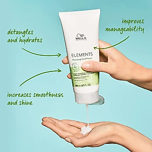 Wella Professionals Elements Gentle Renewing Conditioner, Gentle Silicone Free & Instant Detangling Conditioner, For All Hair Types, 6.7 oz