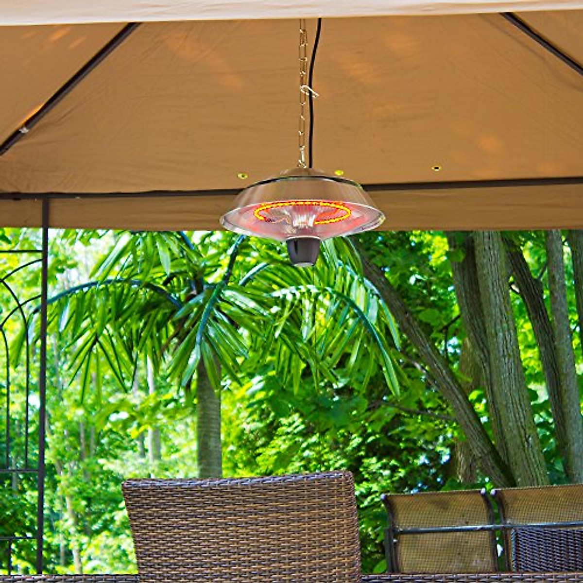 EnerG+ Infrared Electric Outdoor Heater - Hanging, white