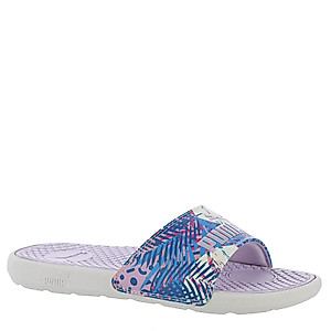 PUMA Cool Cat Island Dreams Slide Womens Sandal 9 BM US WhitePinkMauve