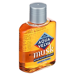 Special Pack of 5 AQUA VELVA AFTER SHAVE MUSK 3.5 oz