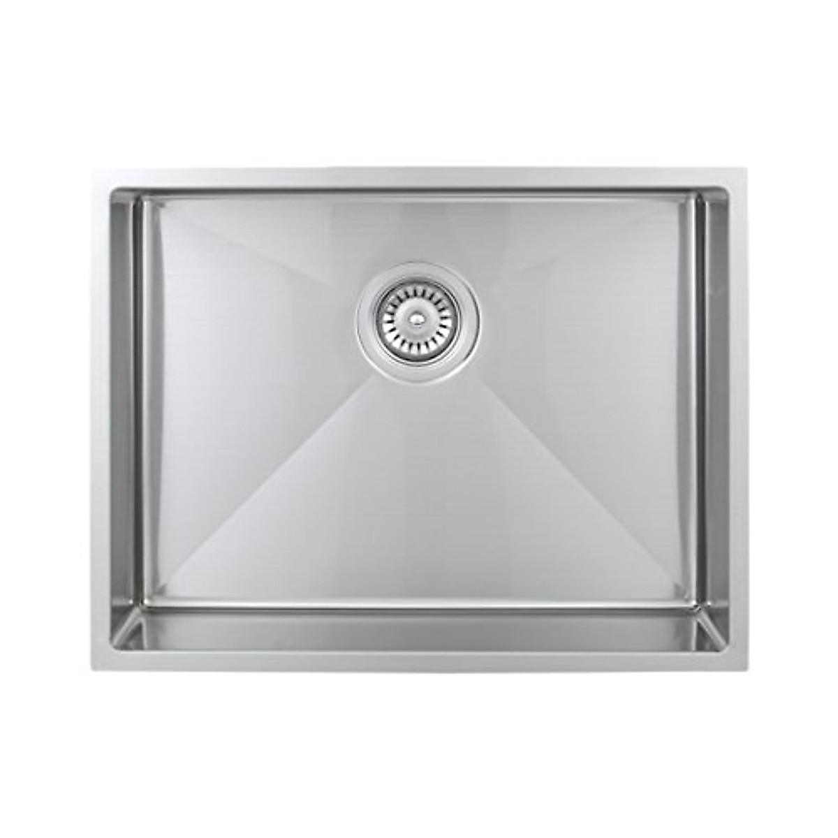 Wells Handcrafted 23-inch 18-gauge Undermount Single Bowl ADA Compliant Stainless Steel Kitchen Sink
