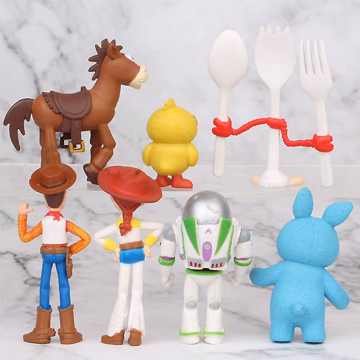 7 PCS Toy Story Cake Toppers mini Figurines Cupcake Decorations Cute Premium Toy Story Party Figurines Cartoon Action Figures Toy Story Party Supplies