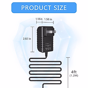 HISPD AC Adapter Charger Compatible with Eclipse Fitness Quest E6000 E-6000 Power Supply Charger