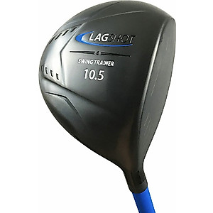 Lag Shot Driver + 7 Iron Combo™ (Right Handed) - Golf Swing Trainer Aid, Golf Digest's Editors' “Best Swing Trainer” of The Year! #1 Golf Training Aid of 2022, Free Video Series with PGA Teacher!