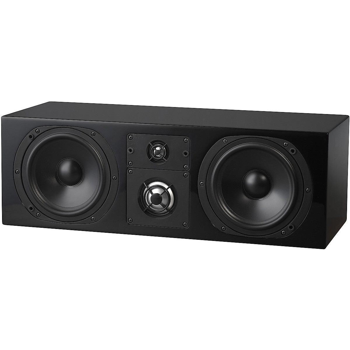 NHT C Series C LCR Premium Home Theater 3-Way Center Channel Speaker - Clean, Hi-Res Audio | Sealed Box | Aluminum Drivers | Front Left, Front Right, or Center | Single Unit, High Gloss Black