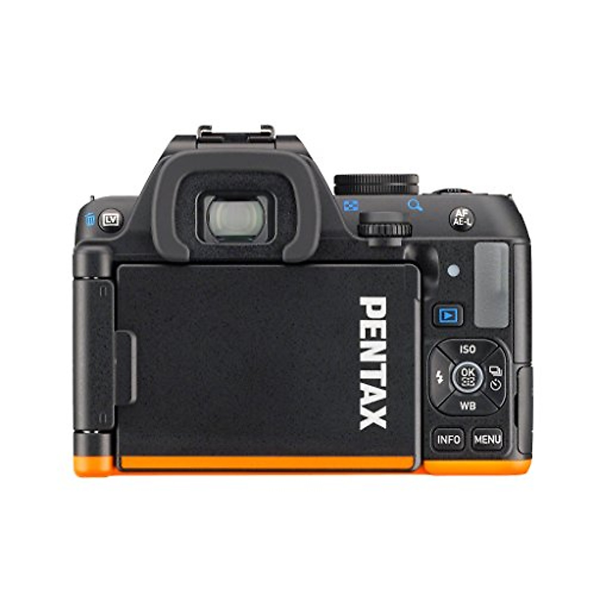 Pentax K-S2 20MP Wi-Fi Enabled Weatherized SLR Body Only (Black/Orange)