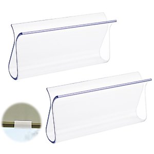 Grevosea 2 Pieces Roller Shades for Windows, Window Blinds Cordless Roller Blinds Shades R Type Lifting Clamp Pull Shade Grips for Roller Shades Window Blinds Rolling Curtain Accessories