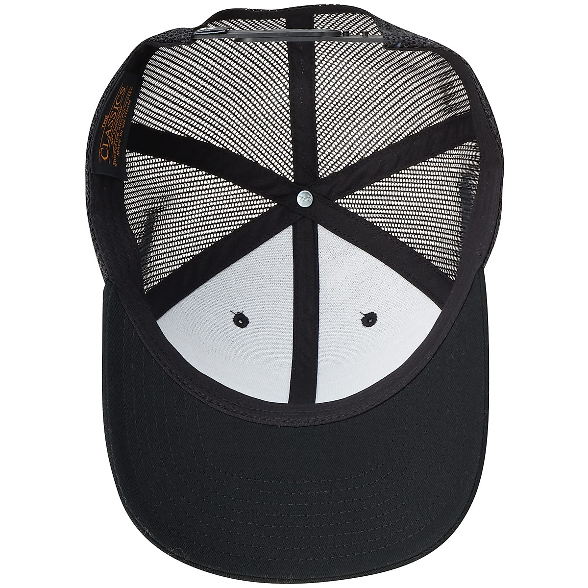 Hurley Men's Trucker Hat - Corp Snap Back Comfortable Curved Bill with Adjustable Snap Closure - Trucker Hats for Men, Black/Pink