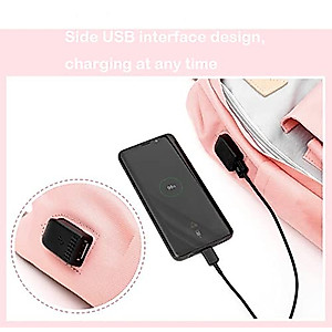 Hopecn Anti-Theft Backpack Convertible Backpack Purse Tote Bag for Women Laptop Backpack Travel Casual Daypack with USB Port