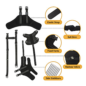 PLKO Dog Knee Brace with Side Stabilizers - Support for ACL, Knee Cap Dislocation, Arthritis - Warmth, Stability, and Pain Relief(Size: XXXL)