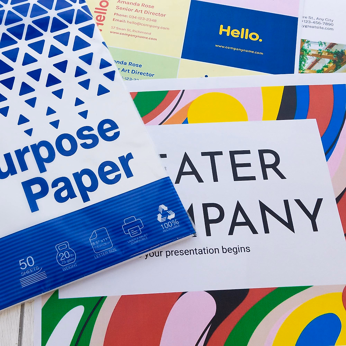 BAZIC 80 Sheets 8.5" x 11" White Multipurpose Paper, 20 LB (75 gsm), Copy Paper Fax Laser & General Printing (80/Pack), 1-Pack