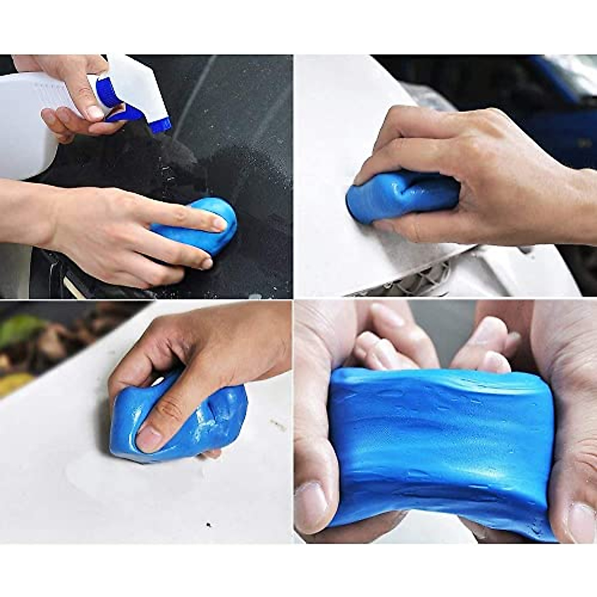 WildAuto Car Detailing Clay Bar 2PCS 100g Auto Magic Clay Bar Cleaner for Car Wash