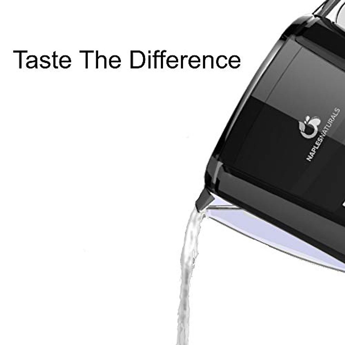 Naples Naturals - NAPLES-1089-BLKX1 1-Pack 1089F Alkaline Water Pitcher Filter Replacement Cartridge Black 1 X Model BLACK 1089