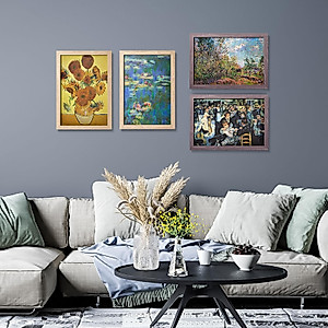 The Gifted Stationery 20 Pack Impressionist Artist Posters for Office, Dorm, Apartment, 13x19 in