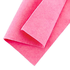 HairBow Center LLC HBC Merino Wool Blend Felt Crafting Sheets (8 5/8inx11 5/8in) Bubblegum Pink