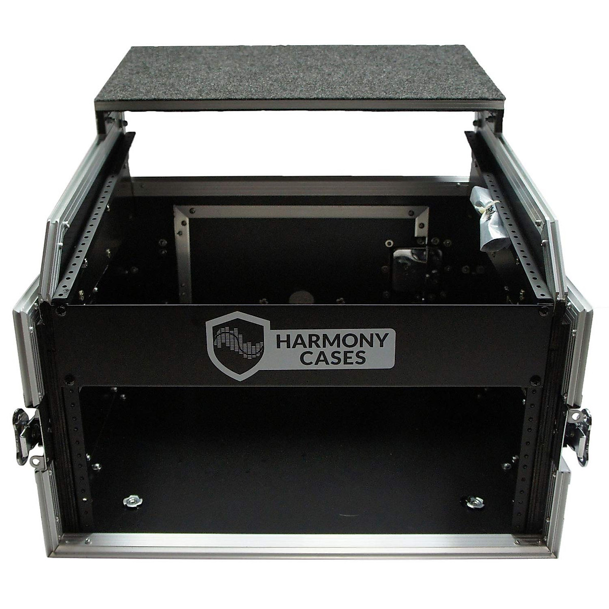 Harmony Audio Cases HCM4ULT DJ Laptop Glide 10U Slant Top 6U Vertical Rack Case New