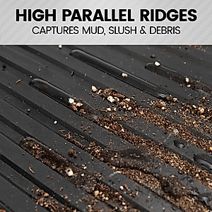 BDK M330 Heavy-Duty Truck Utility Bed Mat – Extra-Thick 4' x 8' Rubber Cargo Liner, Durable All-Weather Protection, Trim-To-Fit Design, Black