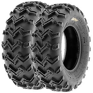 SunF 24x8-12 Off-Road ATV UTV Tires 6 Ply, (Set Pair of 2)