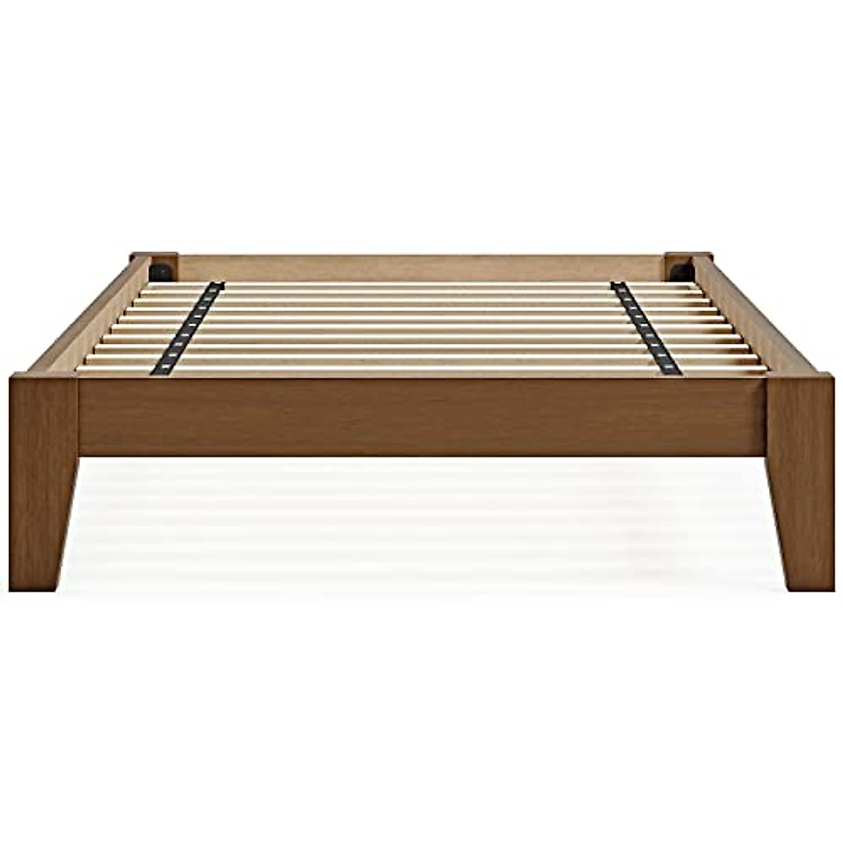 Signature Design by Ashley Tannally Modern Wood Youth Platform Bed Frame, Twin, Light Brown