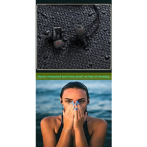 Bluetooth Headphones Neckband Earphone Wireless Headset Neck [1000mAh] 100 Hours Playtime 360 Days Standby,Built-in Mic Sports Noise Cancelling for Help Sleep/Audio Books/Video Conference travel