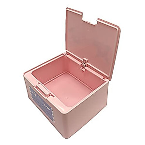 Friend Sanrio My Melody × Kuromi × Cinnamoroll Cute Box with One Touch Open Lid, Makeup Case, Accessory Case, Cosmetic Case, 4.2in x 3.5in x 2.1in