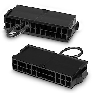 3pcs 24-Pin ATX Power Supply Jumper Bridge Connector PSU Tester