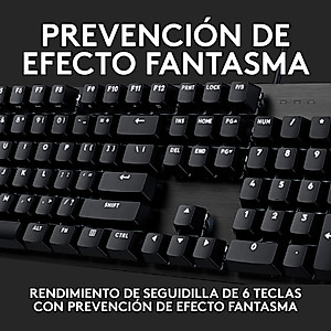 Logitech G413 SE Full-Size Mechanical Gaming Keyboard - Backlit Keyboard with Tactile Mechanical Switches, Anti-Ghosting, Compatible with Windows, macOS - Black Aluminum (Renewed)