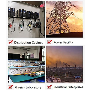Fielect AC 0-300A Analog Current Panel 6L2 Amp Ammeter Gauge Meter 1.5 Accuracy for Auto Circuit Measurement Tester