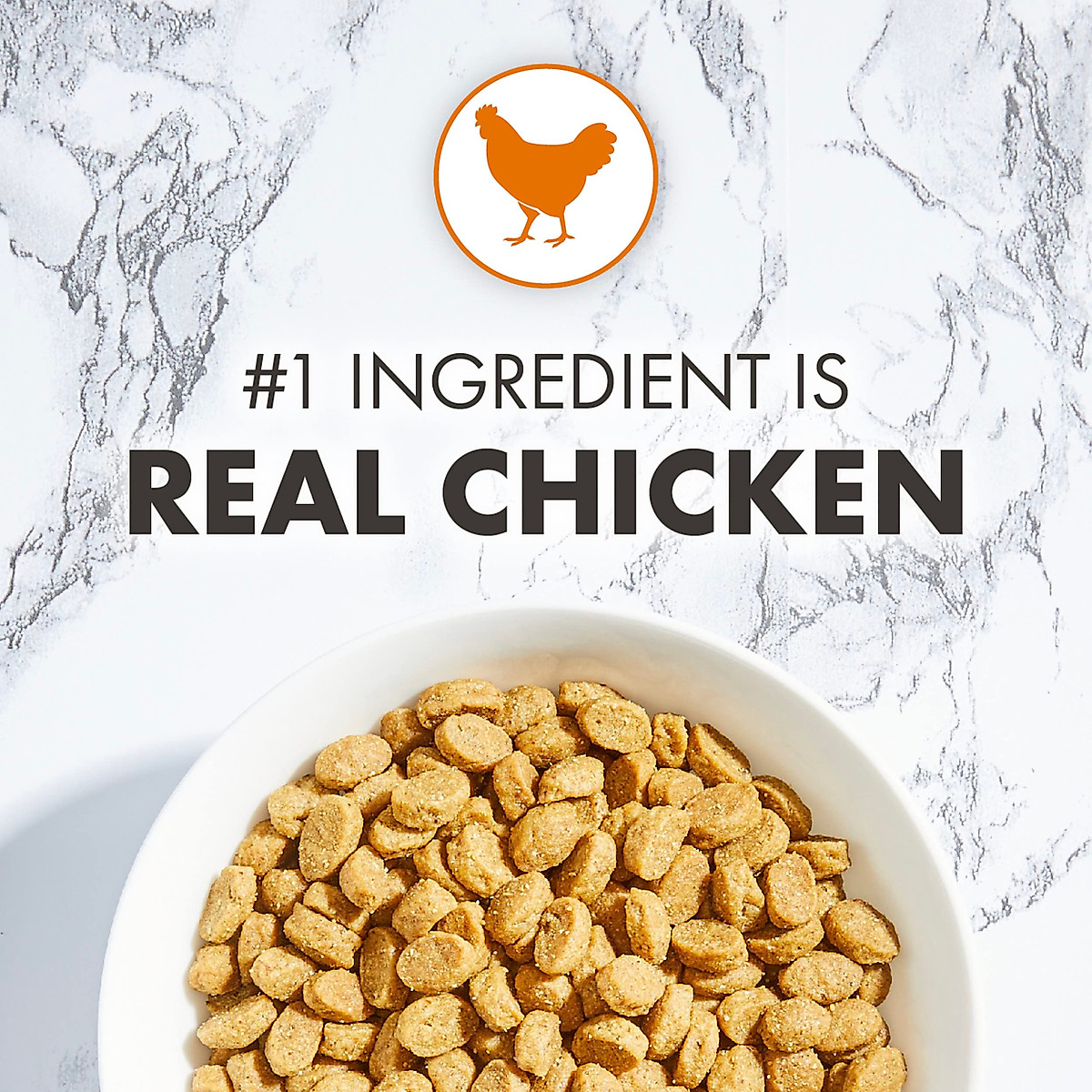 NUTRO WHOLESOME ESSENTIALS Natural Dry Cat Food, Sensitive Cat Chicken, Rice & Peas Recipe Cat Kibble, 5 lb. Bag