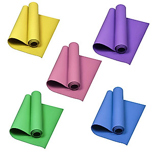 Jilin 5mm Thick Non-Slip EVA Yoga Mat Exercise Body Building Blanket Gym Fitness Equipment Sports Supplies