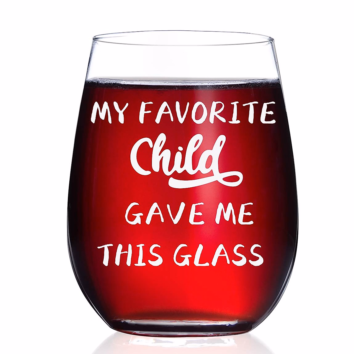 HAYOOU Christmas Gifts for Mom from Daughter, Son, Kids - Mother's Day,Gifts Idea for Dad, Parents, Grandma, Women,15oz Wine Glass