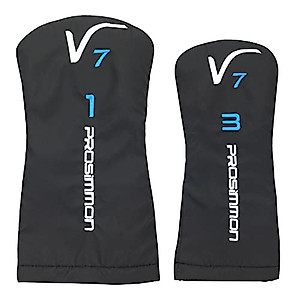 PROSiMMON Golf V7 Mens Golf Clubs Set + Bag, Right Hand, Graphite/Steel Shaft, Regular