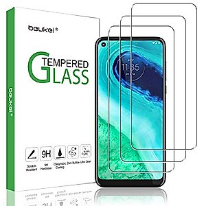 beukei (3 Pack) for Motorola Moto G Fast Screen Protector Tempered Glass,Full Screen Coverage, Anti Scratch, Bubble Free