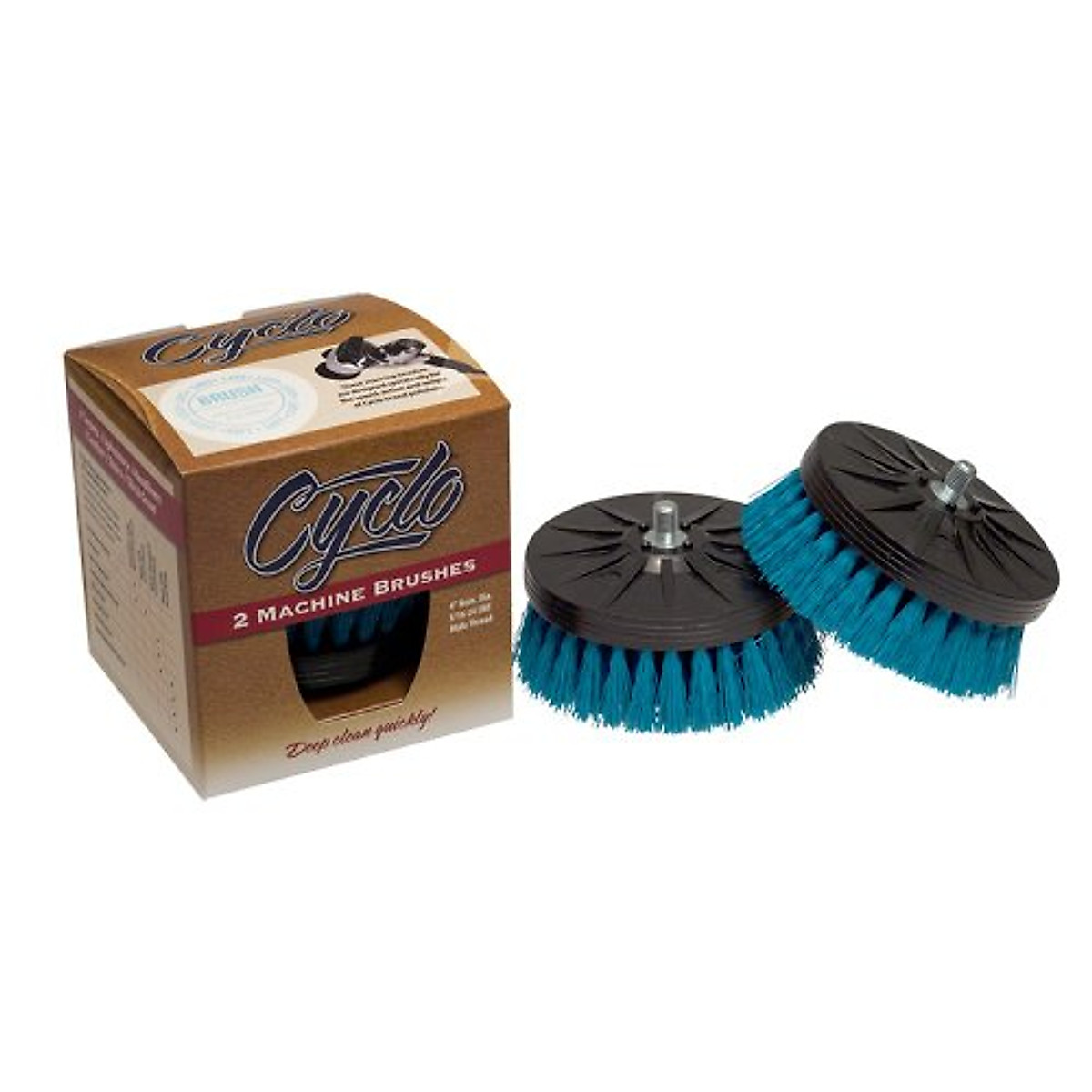 Cyclo (76-830x2-2PK) Shampoo Brush with Aqua Soft Bristles, (Pack of 2)