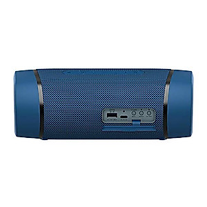 Sony SRSXB33 Extra BASS Bluetooth Wireless Portable Waterproof Compact Speaker (Blue) Bundle with Knox Gear Hardshell Travel and Storage Case (2 Items)