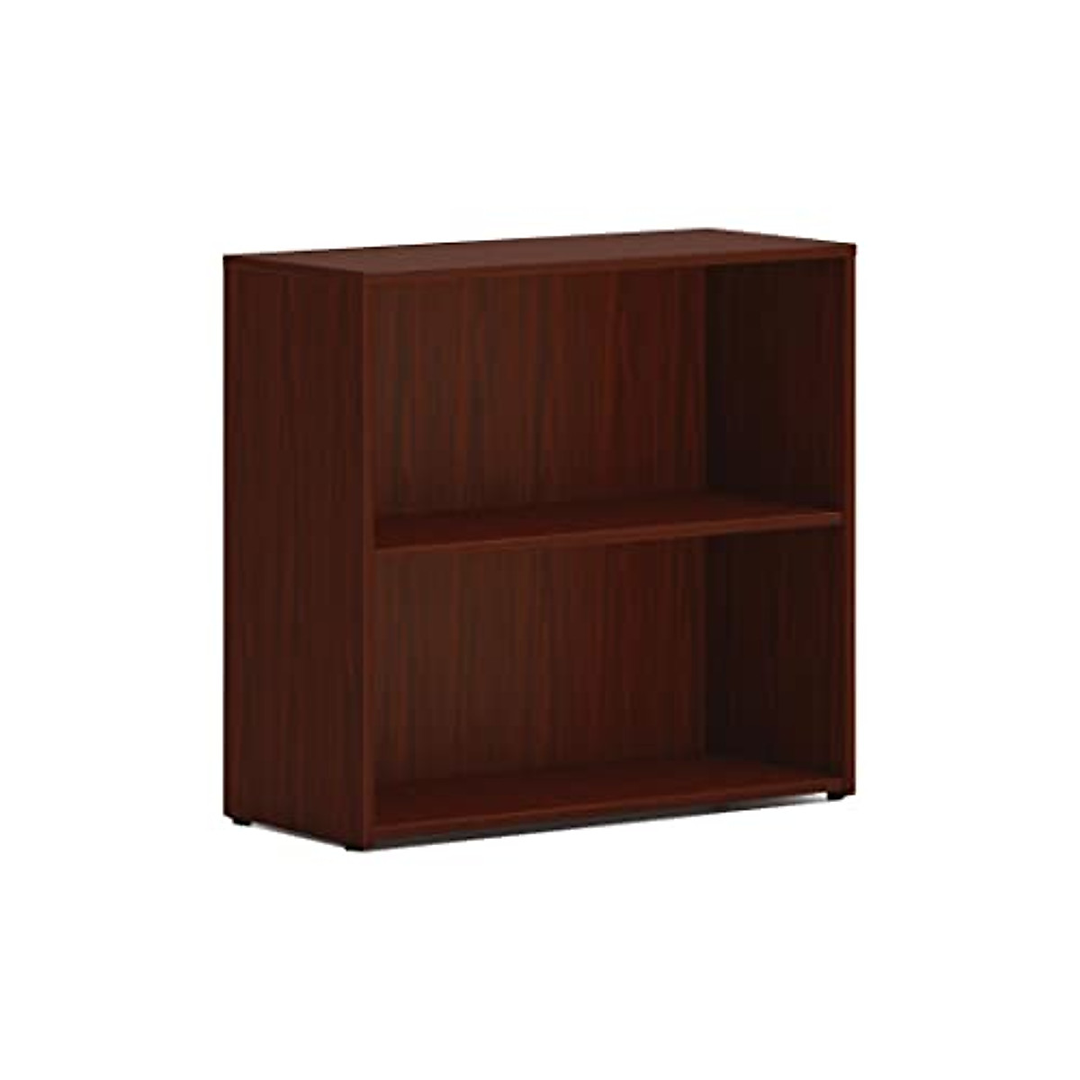 HON MOD Laminate Bookcase Mahogany 2 Shelf 30" W x 13" D x 29" H