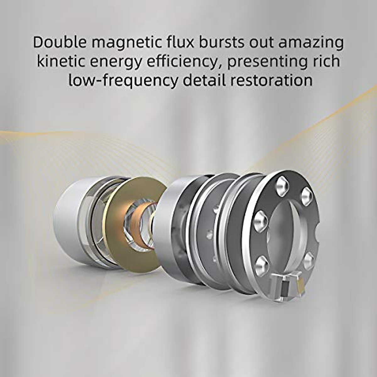 KZ S2 Hybrid Dual Driver in Ear Earphones, TWS True Wireless Bluetooth 5.0 Earbuds with Microphone, 1DD+1BA HiFi Headsets for Sports/Workout/Game/Music (White)