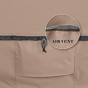 ULTCOVER Waterproof 600D Polyester Square Hot Tub Cover Outdoor SPA Covers 85 x 85 inch