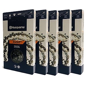 Husqvarna 585422144 S93G 12" Chain 3/8 Mini .050 44DL 5 Pack