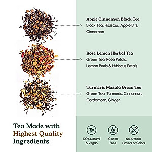 Teaniru, Novelty Tea Collection | Assortment of Premium Loose-leaf Teas - 3 Aromatic & Flavorful Blends (serves up to 100 cups)