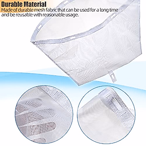 Alocs 6570-398 Filter Net Bag for Ja-cuzzi - 2014+ J-300, 2012+ J-400, 2015+ J-500 Series Hot Tub Mesh Skimmer with 11 Clip Holes