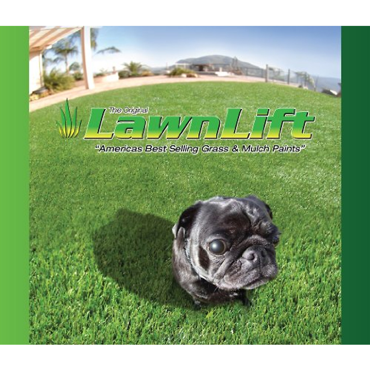 Lawnlift Ultra Concentrated (Green) Grass Paint 16oz. = 1.375 Gallons of Product.