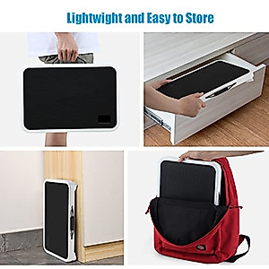 Jocauto Folding Step Stool, Height-Adjustable Step Stool with 15" X 10.2" Non-Slip Platform, Step Ladder with a Portable Handle for Adults or Kids in Office, Kitchen, Home, 330 Lbs Capacity