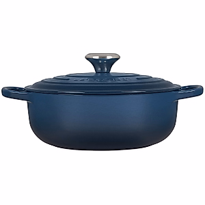 Le Creuset Enameled Cast Iron Signature Sauteuse Oven, 3.5 qt., Deep Teal
